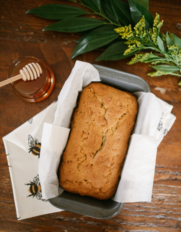 Banana Bread Drizzled with Honey - Beeyond the Hive